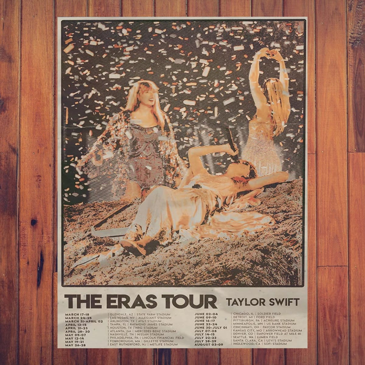 Taylor The Eras Tour Designed Poster