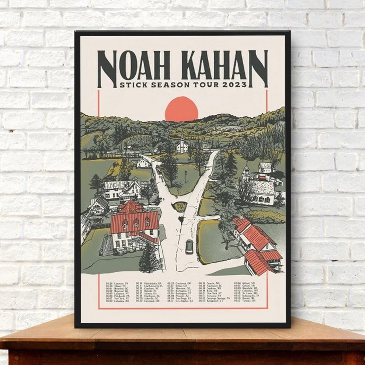 Stick Season Tour 2023 Poster, NK Poster, NK Tour 2023, Concert Poster ...