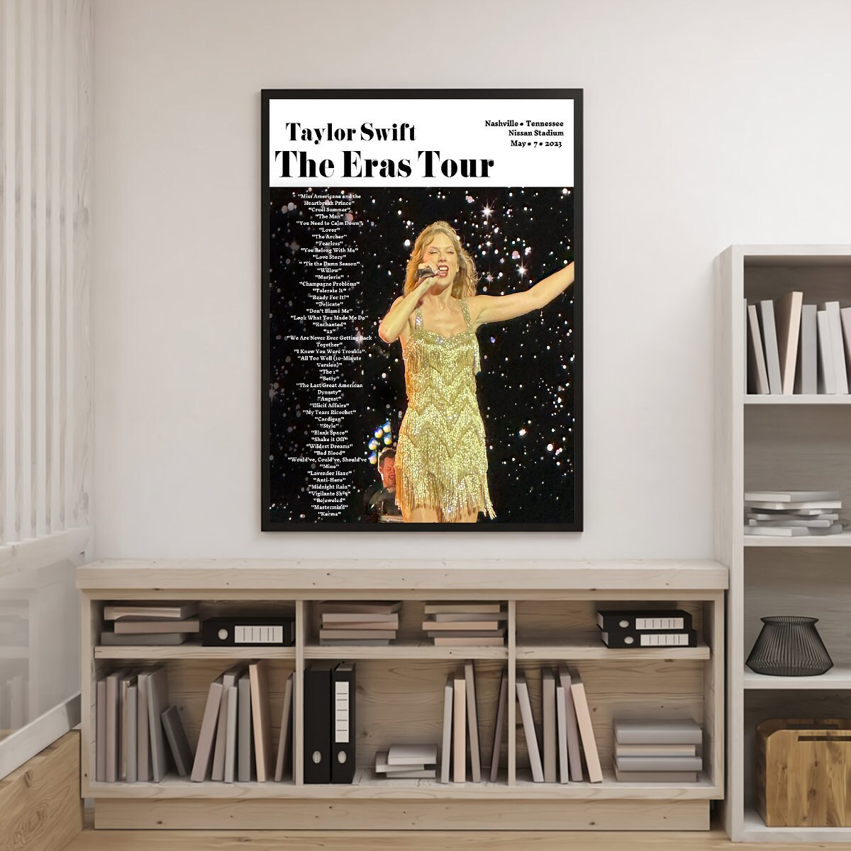 Personalized Taylor The Eras Tour Poster sold by Belarus Advisory ...