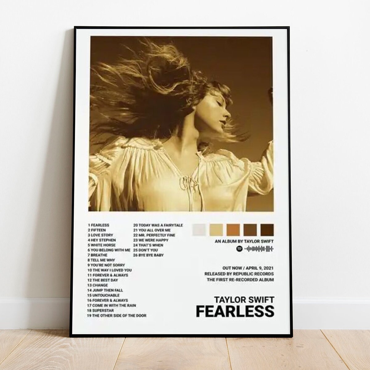Taylor Fearless Poster, Fearless Album Poster sold by Tangela Smelt ...