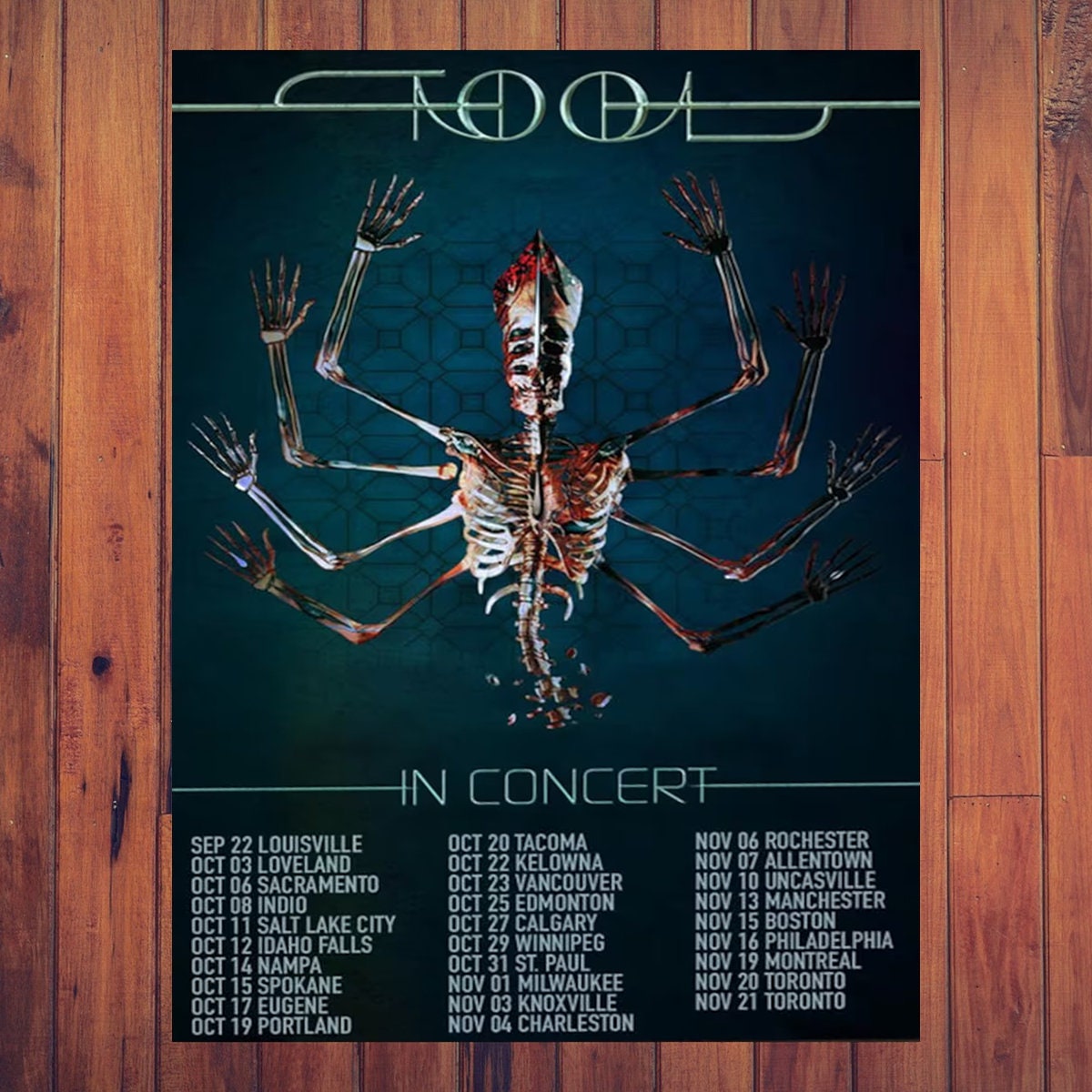 Fear Inoculum Tour Poster, Fear Inoculum New Album Poster sold by ...