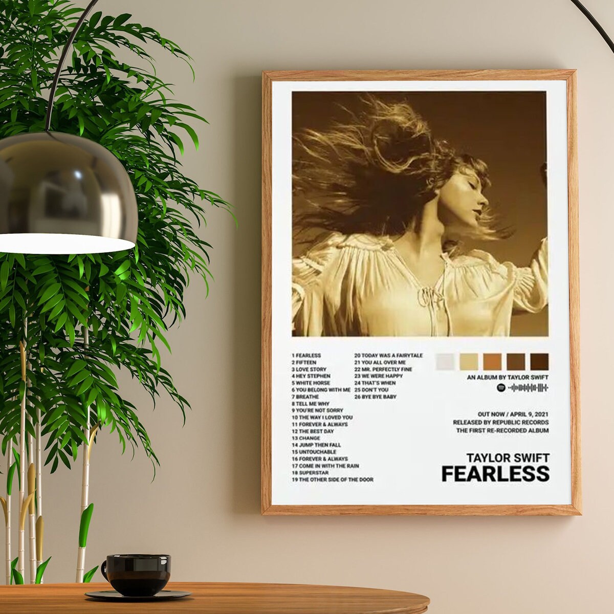 Taylor Fearless Poster, Fearless Album Poster sold by Tangela Smelt ...