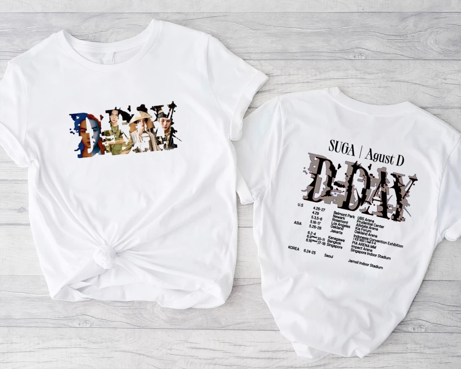 Agust D D Day Tour T-shirt, Agust D World Tour Shirt sold by Alban ...