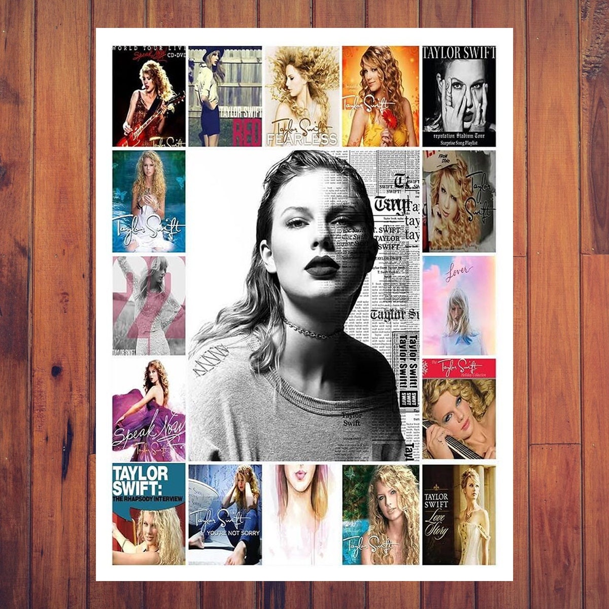 Taylor Poster, Taylor Album Cover Poster, Eras Tour Poster Designed ...