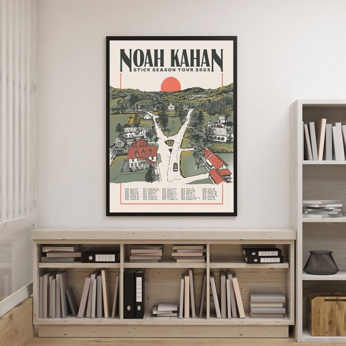 Stick Season Tour 2023 Poster, NK Poster, NK Tour 2023, Concert Poster ...