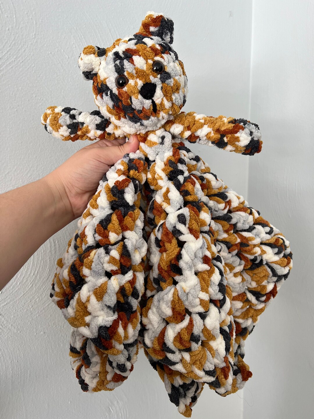 Custom Crochet Bear Lovey, Baby Toy Lovey, Toddler Toy Lovey, Handmade ...