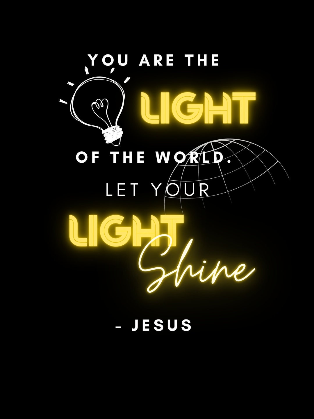 Light of the World Digital Poster - Etsy