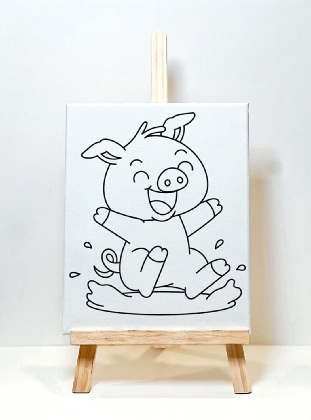 Color Your Own Canvas Paint Party Party Activity Party Favor - Etsy