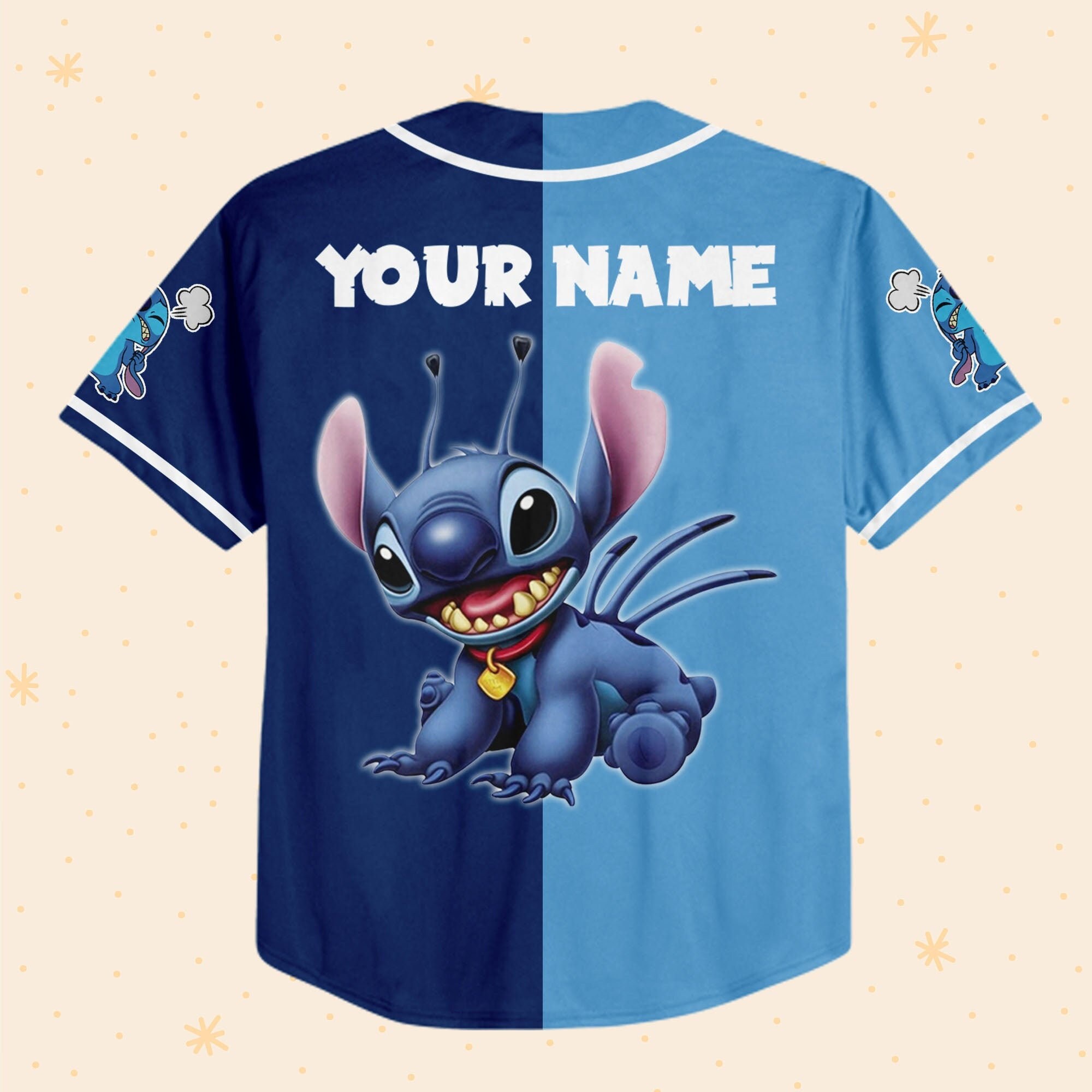 Personalize stitch blue dark cyan Custom sold by Matthew Johnson | SKU ...