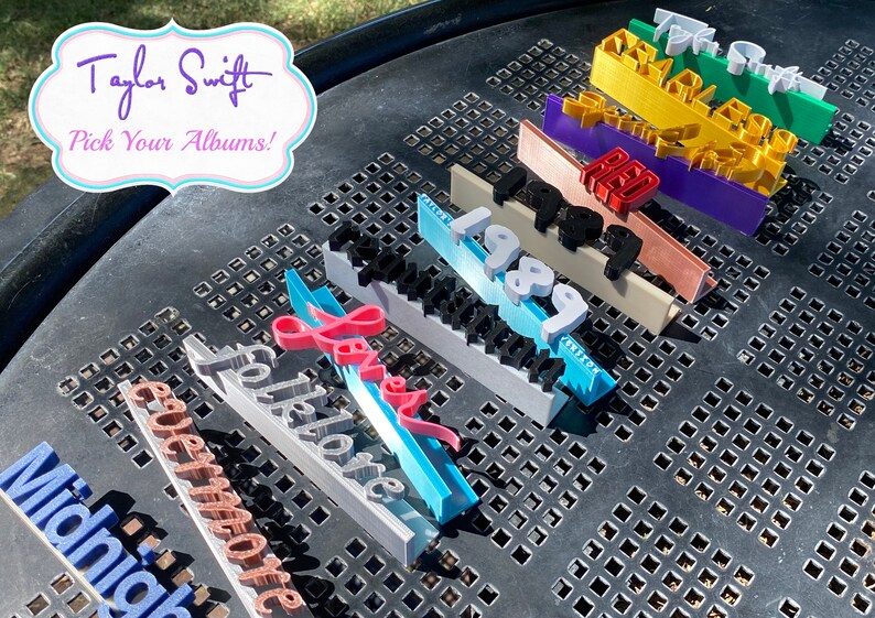 Taylor Swift Vinyl/cd Wall Mount Display Shelf Made in USA Bundle Pack ...