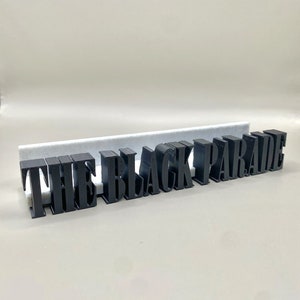 My Chemical Romance Vinyl/cd Wall Mount Display Shelf - Made in USA ...