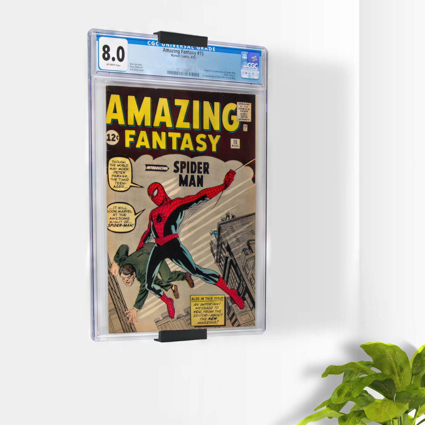 Comic Book Wall Mount/display Stand for Graded and Non-graded CGC, CBCS ...