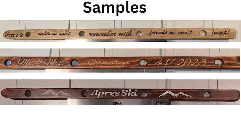 Custom Engraved Wedding Day Shot Ski Custom Shotski Wedding - Etsy