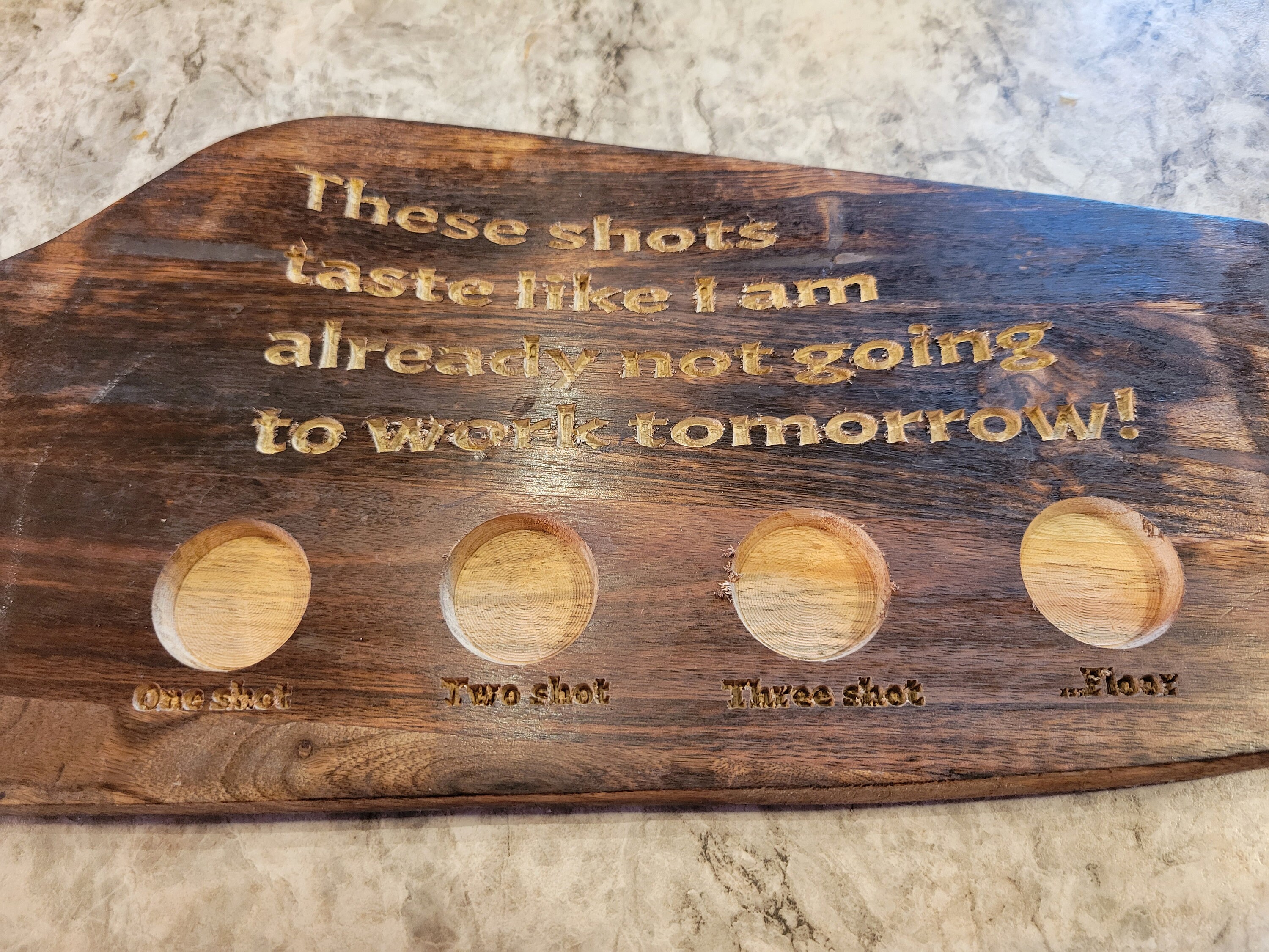 Shot Flight Board - Etsy