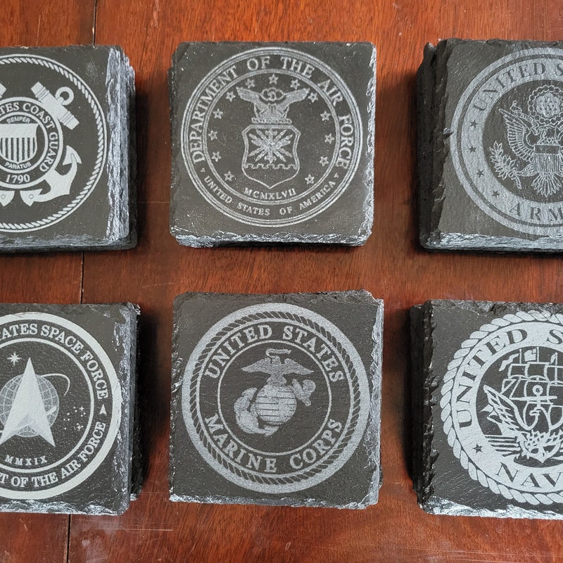 Slate Coasters - Etsy