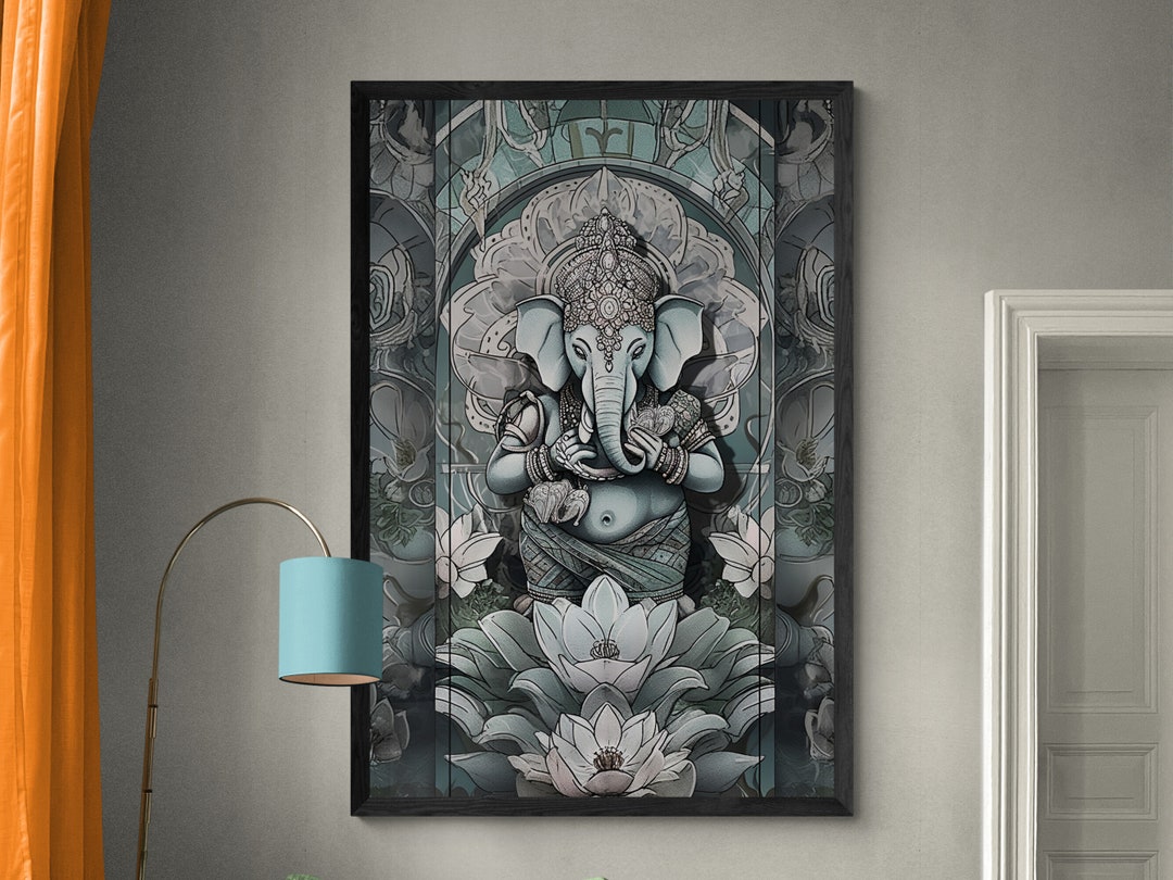 Ganesha Ganesha Art Ganesha Painting Wall Art Ganesha Wall Art Hindu ...