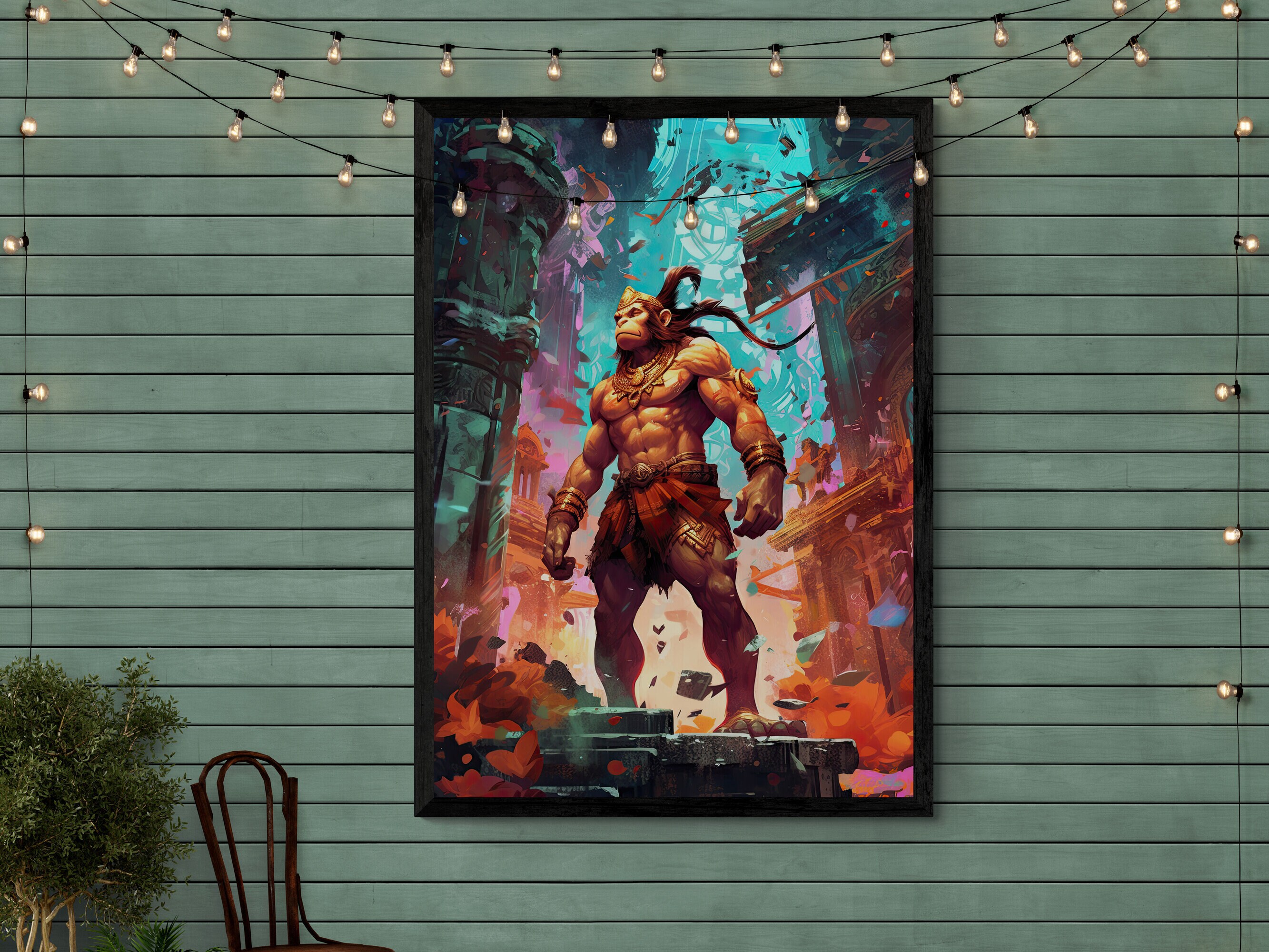 Hanuman Hanuman Art Print Lord Hanuman Art Hanuman - Etsy