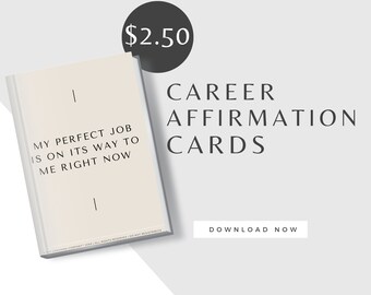 Affirmation Cards Digital Download Mindfulness Affirmations - Etsy