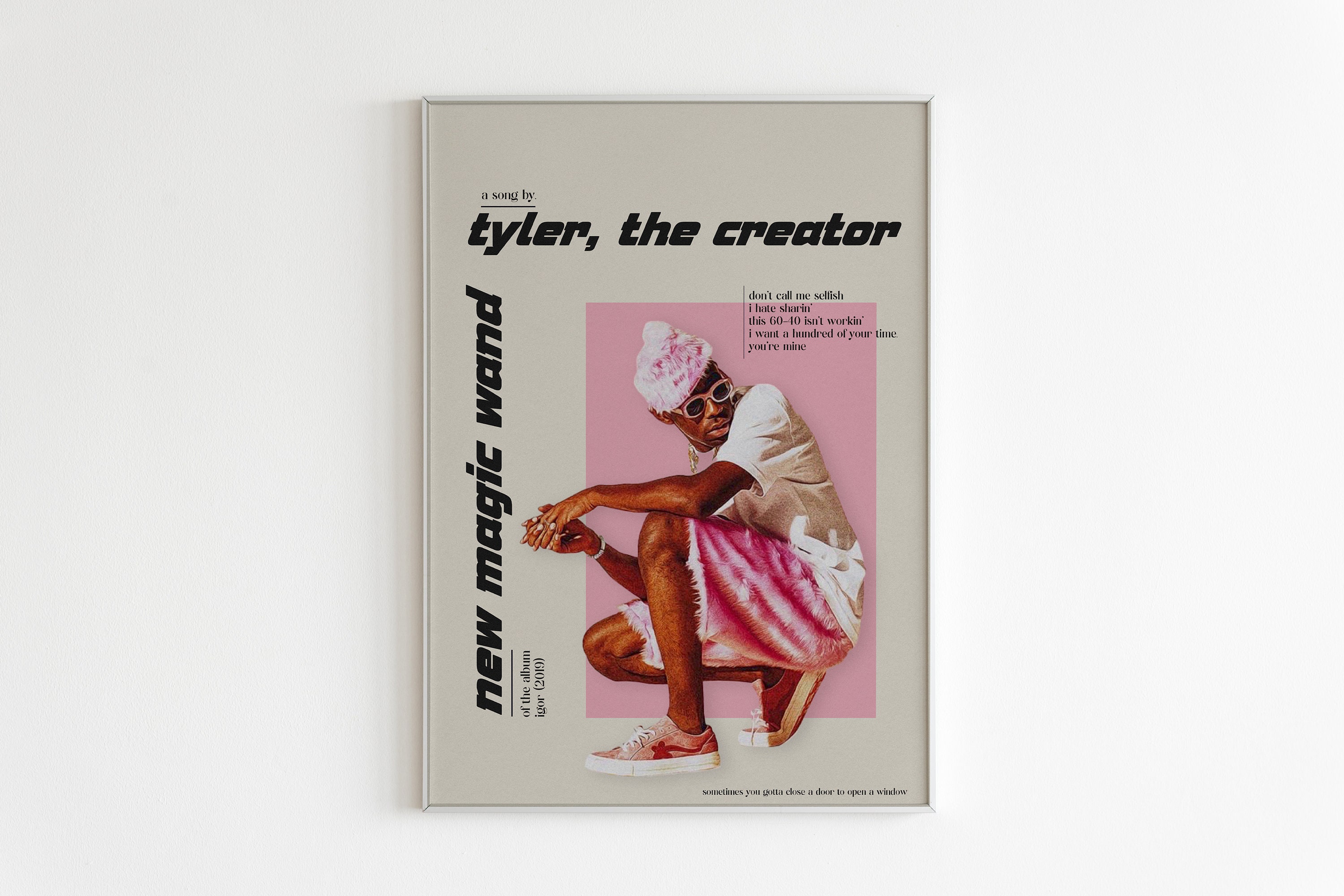 Tyler The Creator New Magic Wand Poster