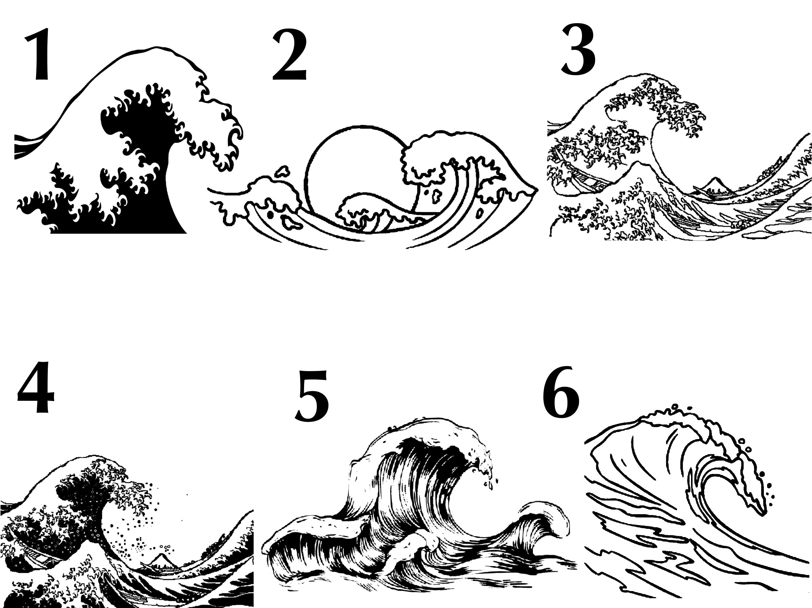 Ocean Wave Engraved Water Bottle - Etsy