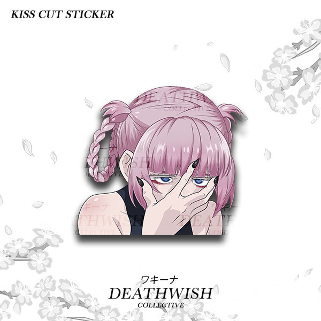 Nazuna Peeker Sticker Anime Car Decal Anime Peeker Anime Car ...