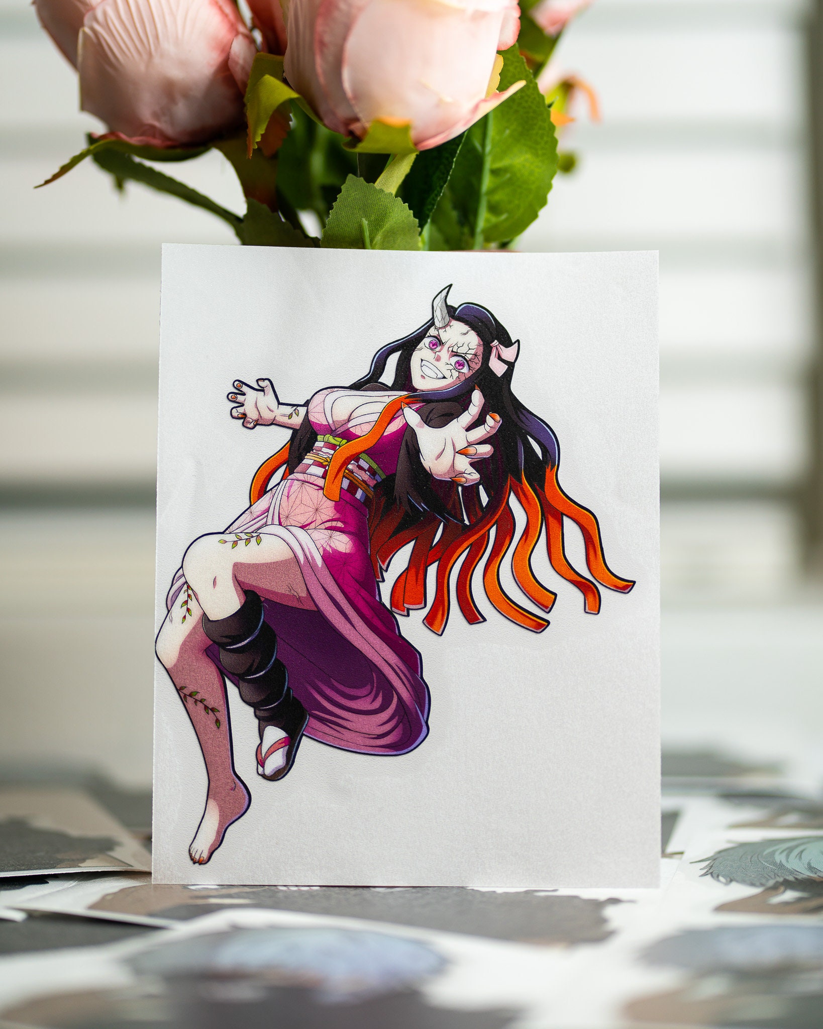 Cute Anime Decal Full Body Sticker Anime Car Accessories - Etsy