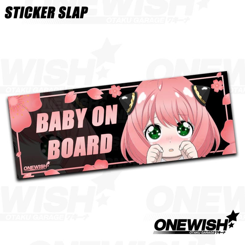 Drive Safe JDM Anime Slaps: Vinyl Sticker Decals - Anime Car ...