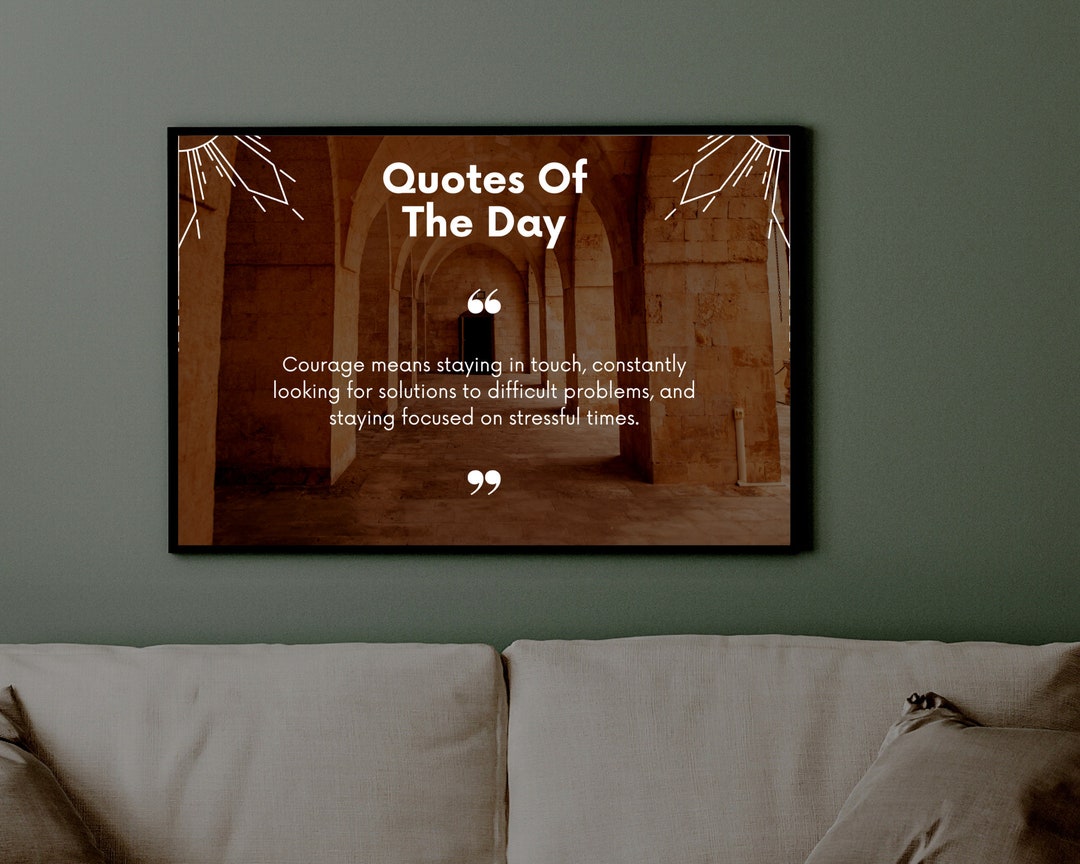 Brown Simple Quote Art Motivational Quote Canvas Print Motivational ...