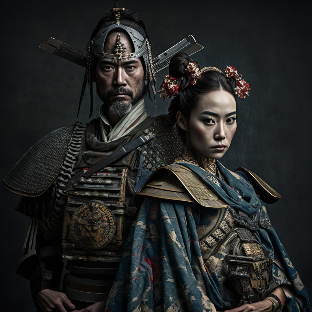 Geisha and Samurai, Geisha, Geisha Kriegerin, Instand Download PNG, SVG ...