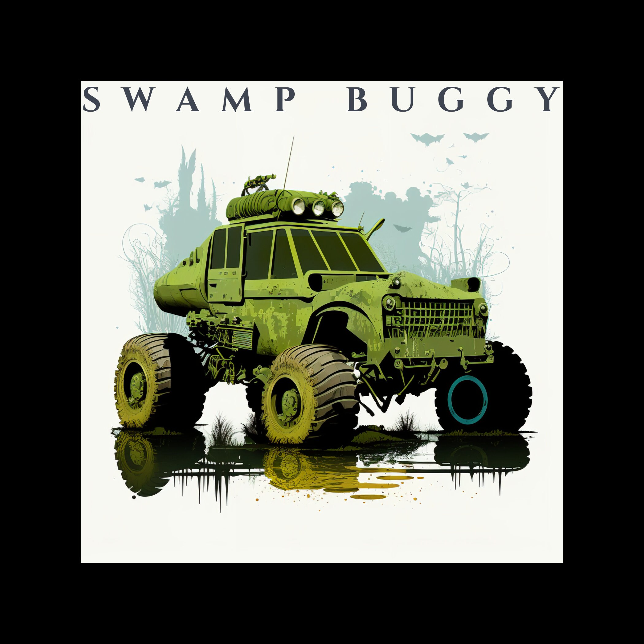 Swamp Buggy Svg Swamp Svg Wetland Svg Swamp Car Swamp Car - Etsy México