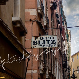 INSTANT DOWNLOAD Travel Photography Foto Blitz Color Venice, Italy ...
