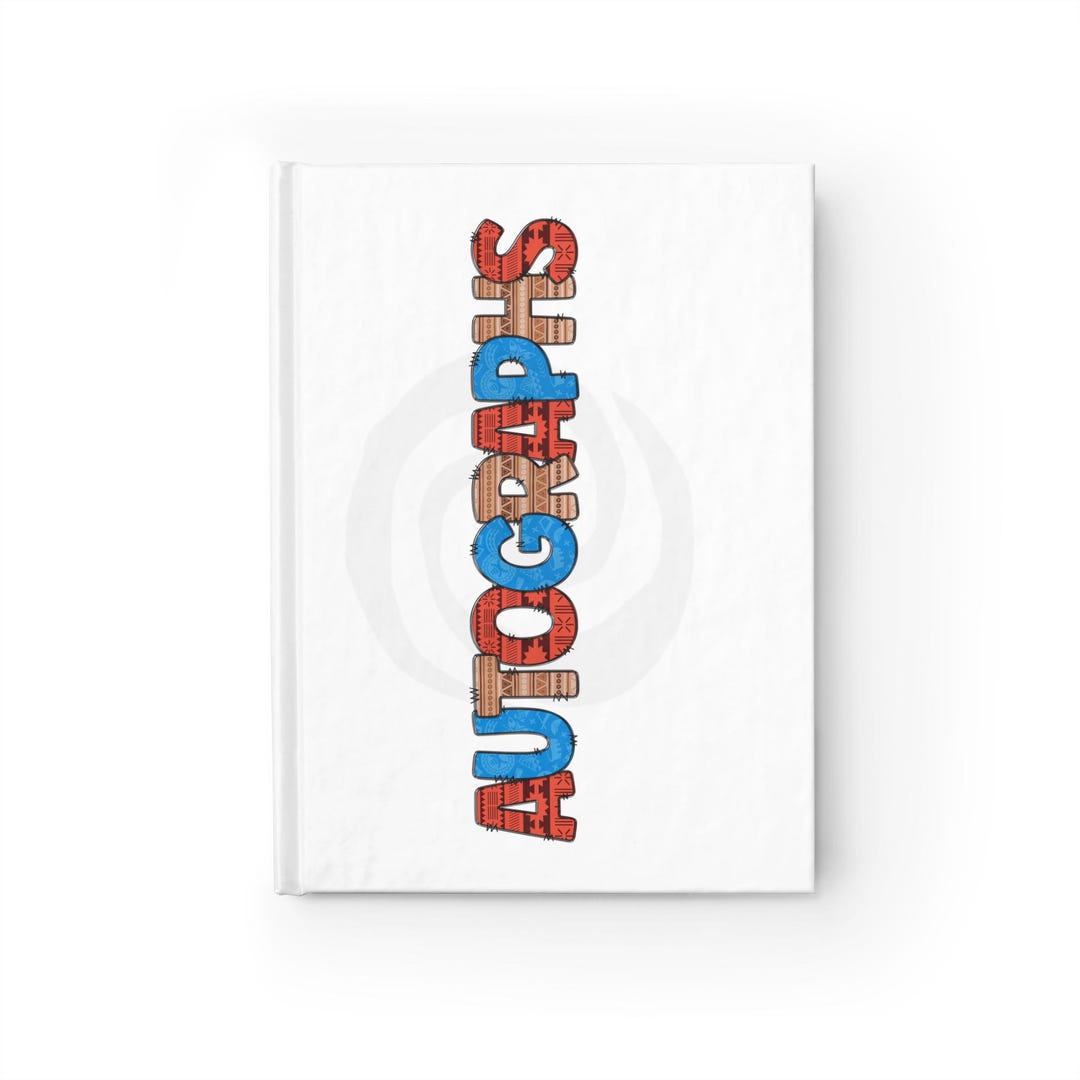 Disney Autograph Book, Moana Inspired, Disney Park Character Keepsake ...