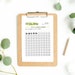 100 Day Challenge Printable, Digital Goal Tracking, 100 Day Goal ...
