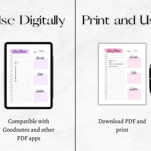Daily Planner Printable, Hourly Planner Digital, 24 Hour Daily Planner ...