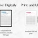 100 Day Challenge Printable, Digital Goal Tracking, 100 Day Goal ...