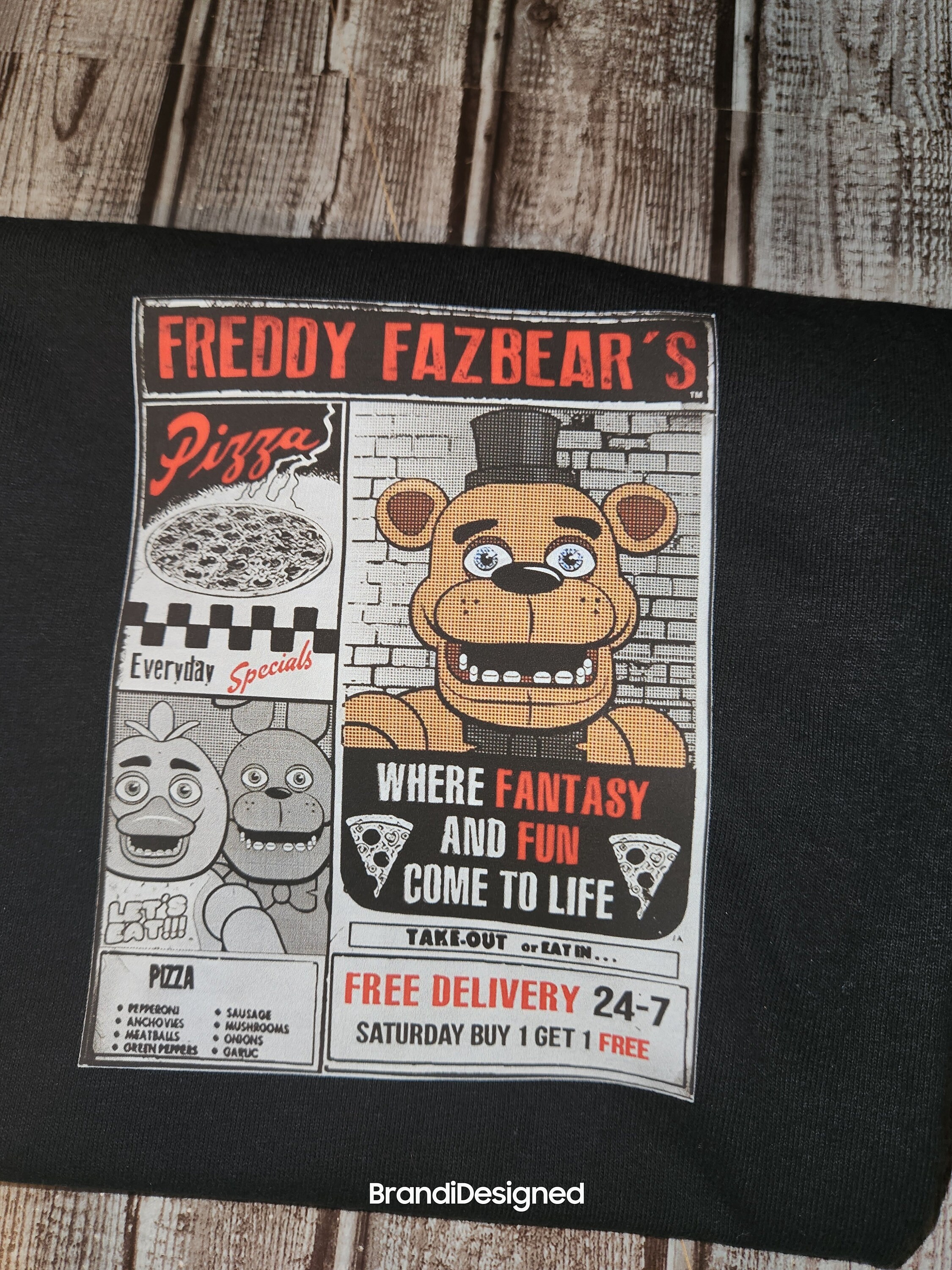 Spooktacular Five Nights at Freddy's Tees Designs Horror Gamers Apparel ...