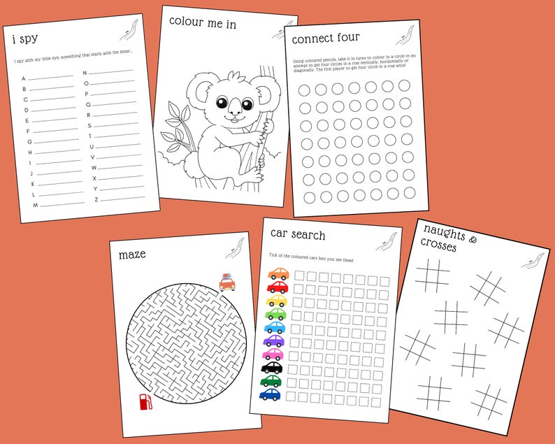 Road Trip Activity Pack Road Trip Printable Activities for Families and ...