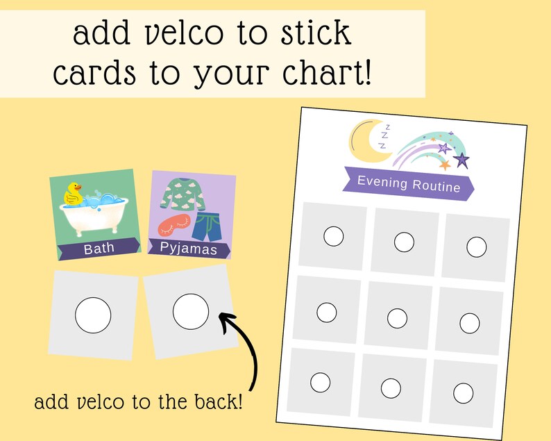 Morning and Evening Routine Charts | Toddler Routine | Simple Daily ...