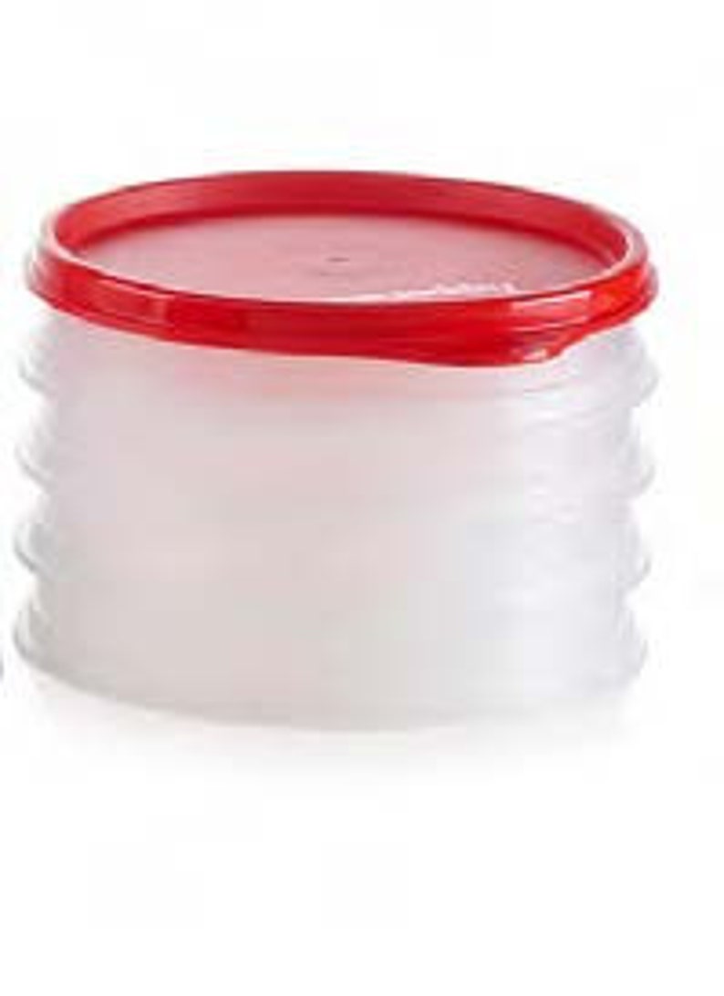 Limited Time Tupperware RARE Hamburger Keepers Set and One Seal - Etsy