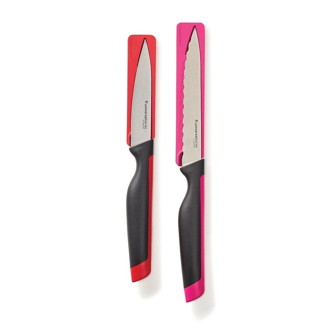 Tupperware Universal Series Knives Serrates and Utility Knife Set - Etsy