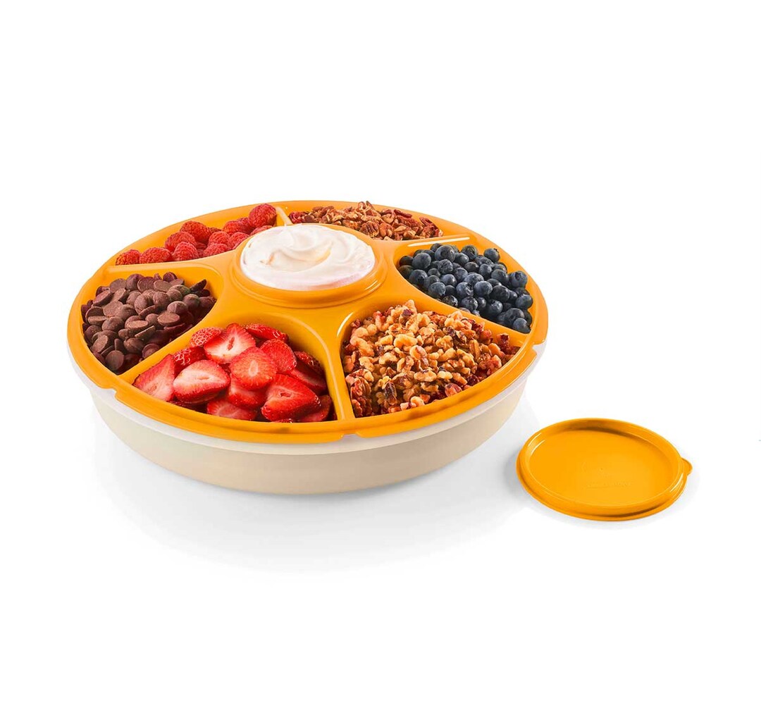 Tupperware Serving Center Set Papaya - Etsy