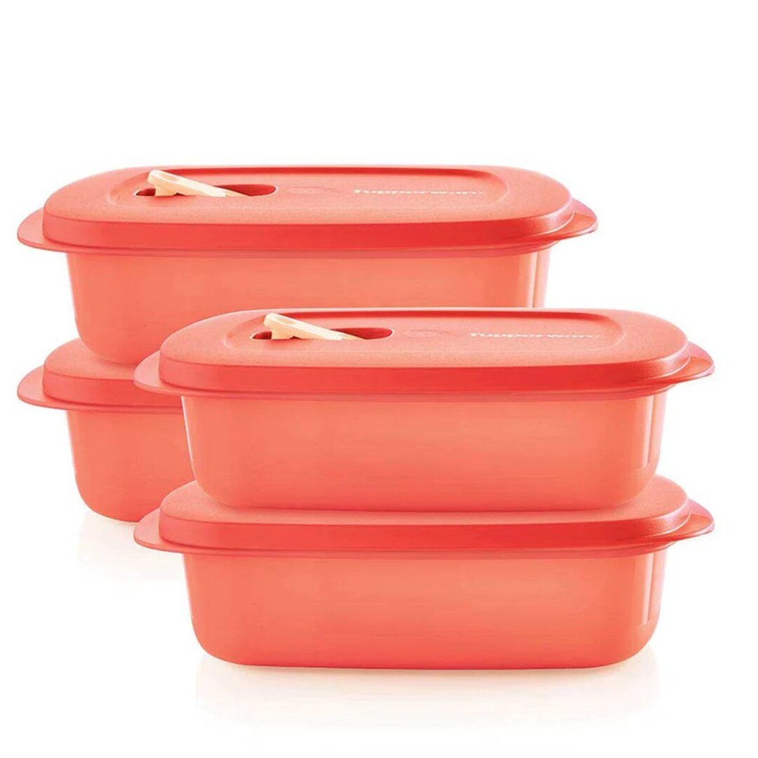 Tupperware Crystalwave PLUS 4 Cup/1l Rectangular Set of 4 - Etsy