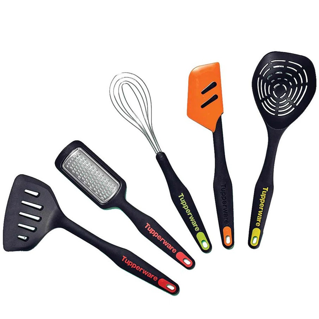 Tupperware Kitchen Tools Pro Set Large Spatula, Mini Grater, Metal ...