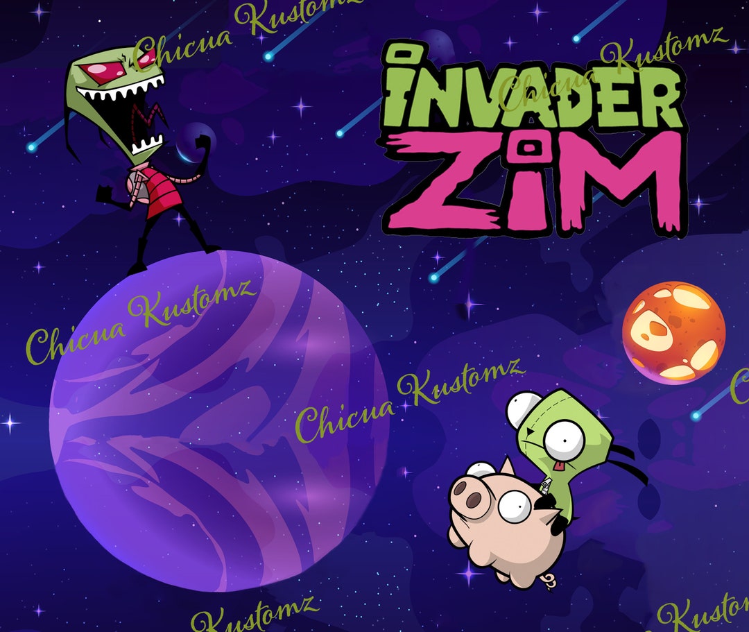 Zim Inspired 20oz Tumbler PNG File - Etsy