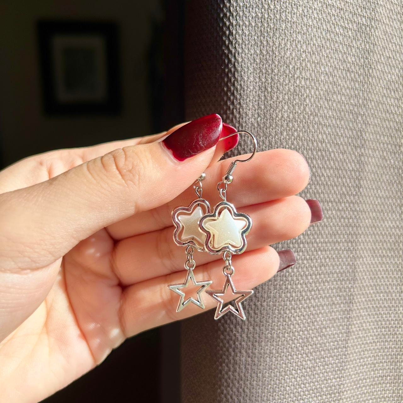 The Star Girl Earrings Silver Earrings, Jewelry, Lana Del Rey, Star ...