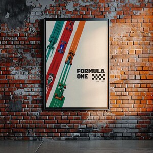 Formula One Wall Art | Retro F1 Racing Print | Vintage Motorsport ...