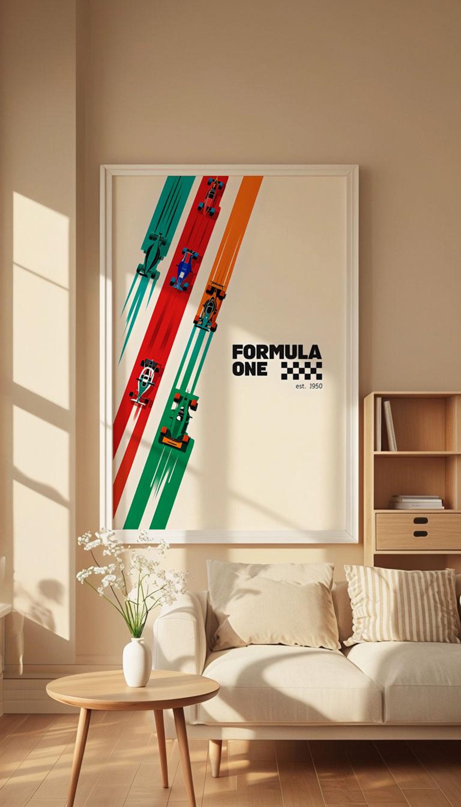 Formula One Wall Art | Retro F1 Racing Print | Vintage Motorsport ...