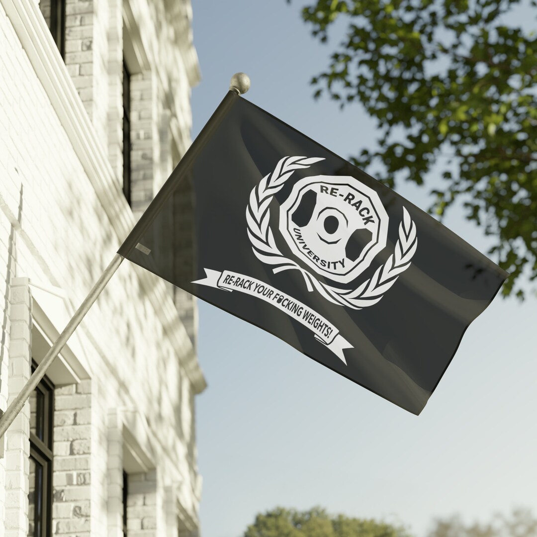Bandera de la Universidad Re-Rack - Etsy México