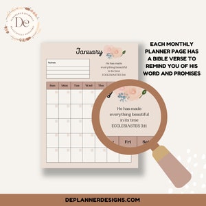 Faith Planner and Prayer Journal | Bible Study Journal | Bible ...