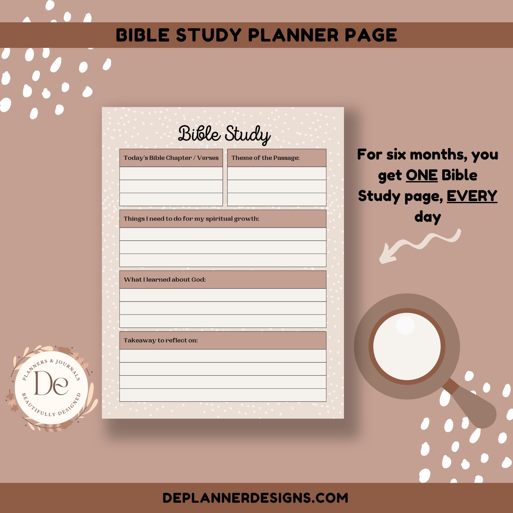 Bible Study Journal | Bible Study Tracker | Bible Journaling| Christian ...